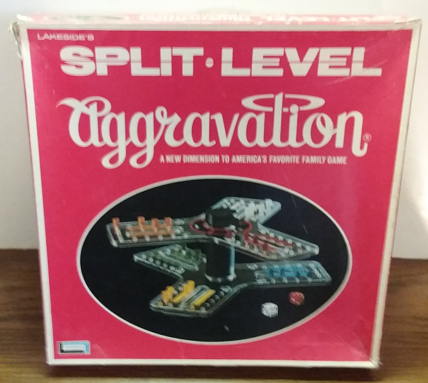 Split Level Aggravation Classic Board Game - Lakeside Games - 1971 Vintage