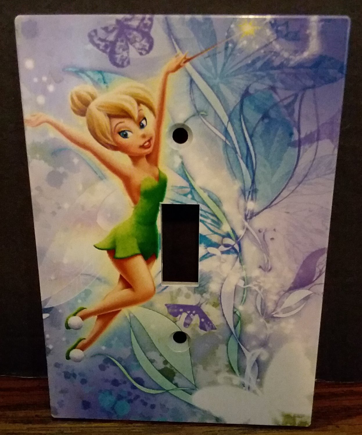 Disney Fairies Tinkerbell Single Toggle Light Switch Cover Plate - D601T