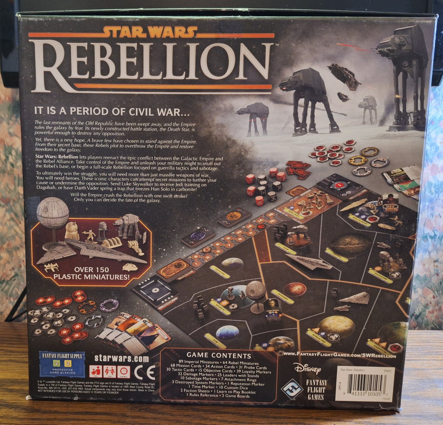 Star Wars Rebellion Board Game - Fantasy Flight Games - Complete - 2016