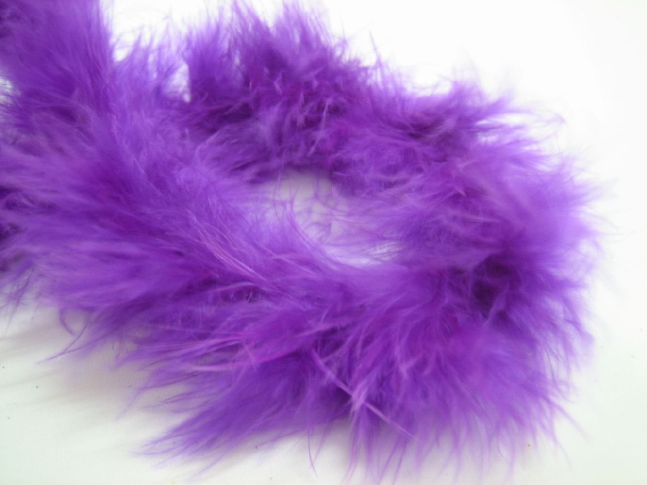 2 yards Purple Marabou Boa
