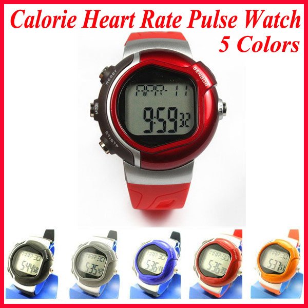 Calorie Heart Rate Pulse Sport Watch Wristwatch