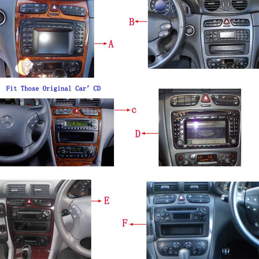 QL-BNZ602 Car DVD GPS Navigation for Mercedes-Benz C-CLASS W203 C160 C200 C230 C240 C280