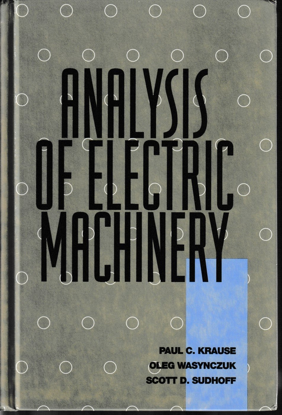 Analysis Of Electric Machinery 