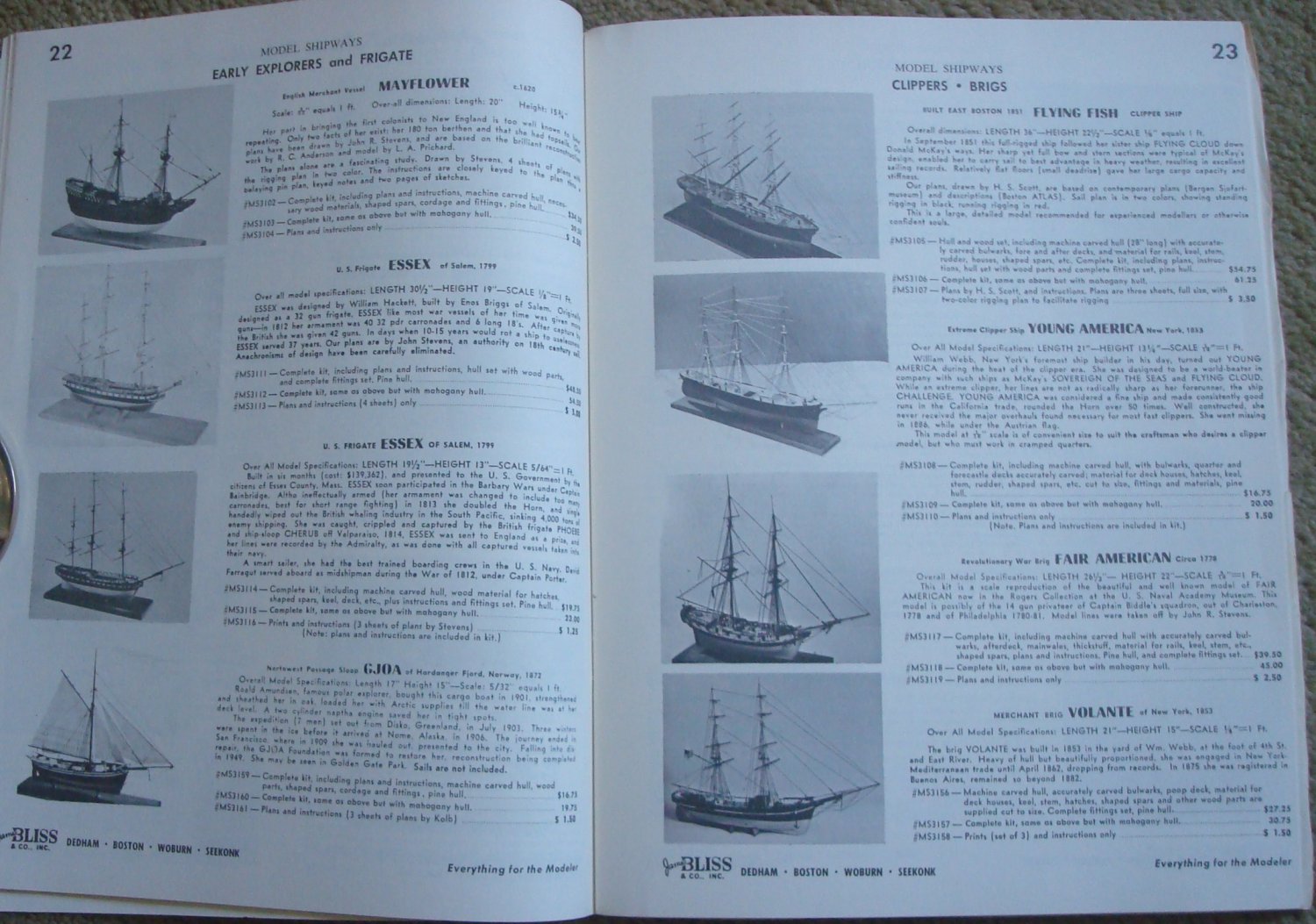 Ship Model Kits and Built Up Models