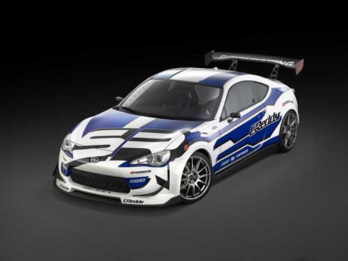 Scion FR-S Race Car Poster Print on 10 mil Archival Satin Paper 20" x 15"