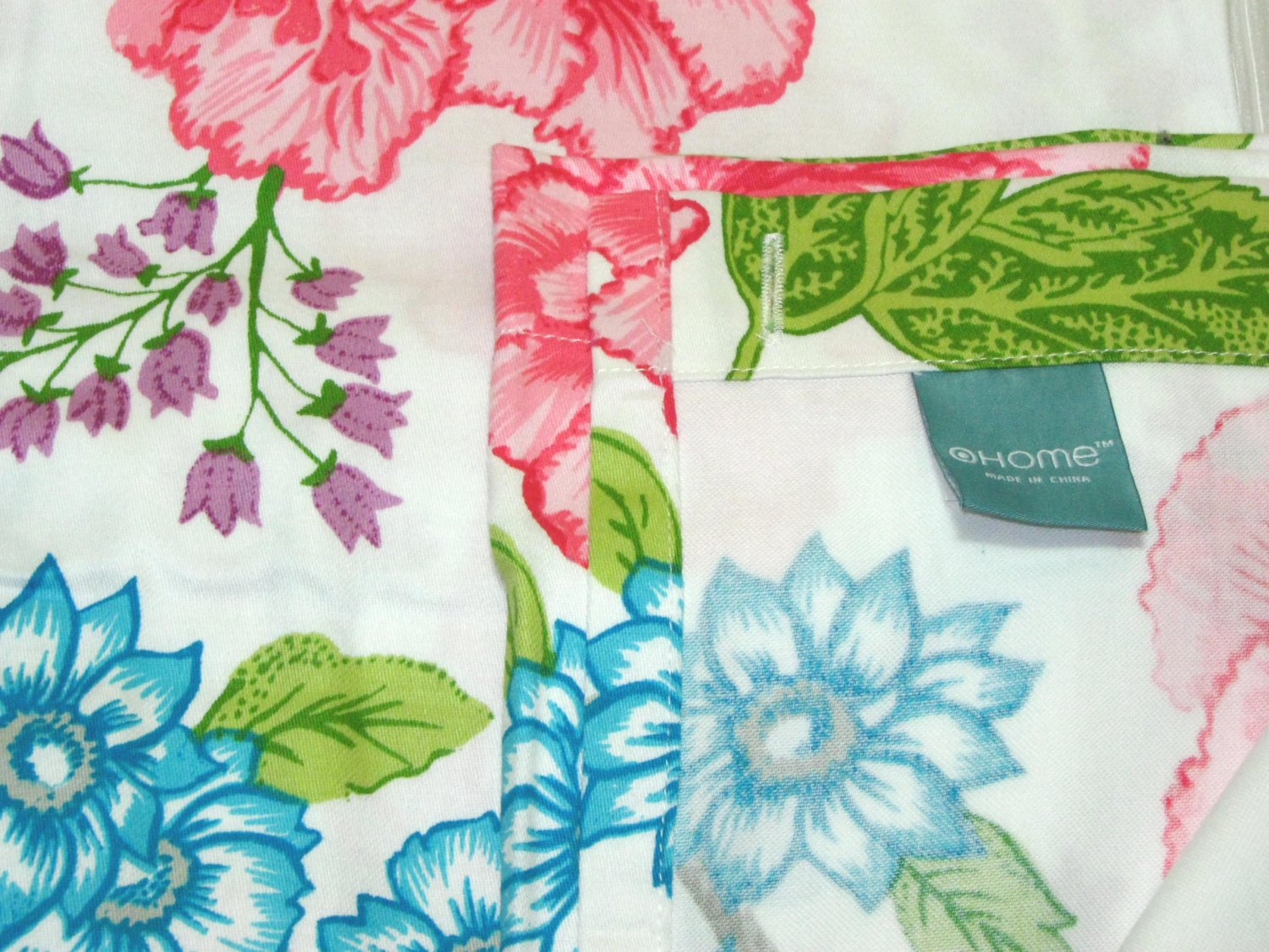 Target Home MULTIFLORAL Fabric Shower Curtain