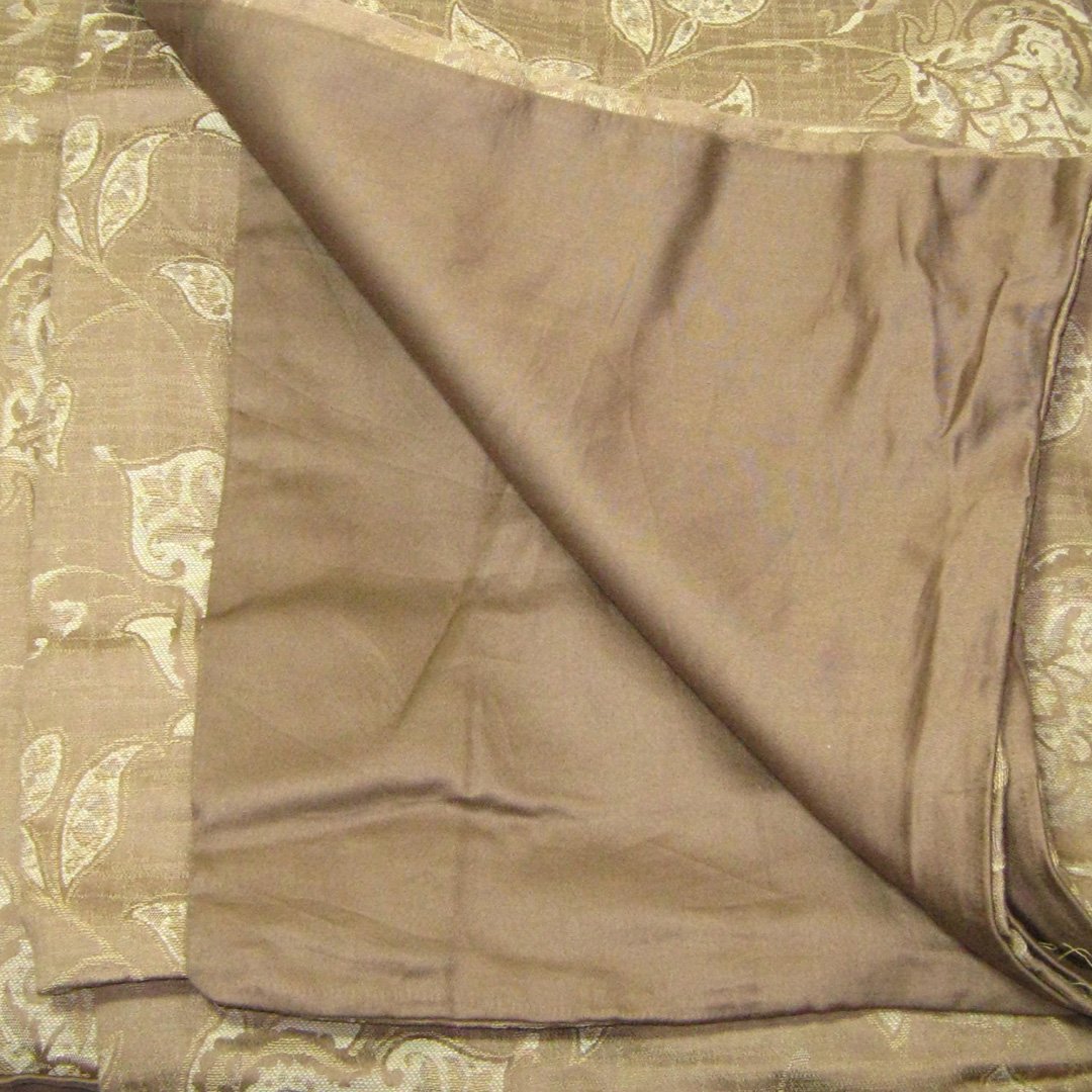 Fieldcrest Luxury JACOBEAN King Duvet Brown Gold Comforter Cover