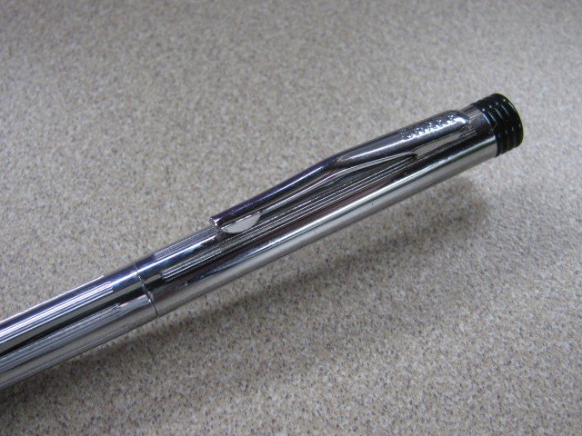 Sharp Mechanical Pencil Vintage Stainless Steel 80s Slim Collectible Office