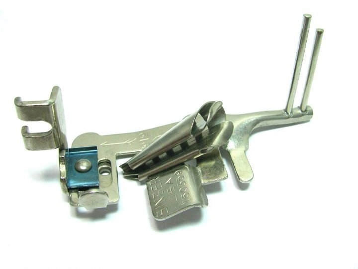 Vintage Singer Sewing Machine Attachments 160809 Ruffler Hemmer Zipper ...