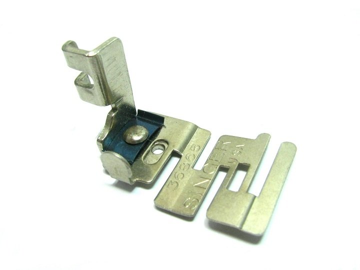 Vintage Singer Sewing Machine Attachments 160809 Ruffler Hemmer Zipper ...