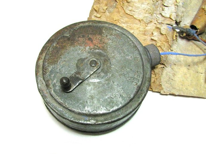 Dandee Vintage Chalk Line Reel 43 USA Metal Carpenter Building Housing ...