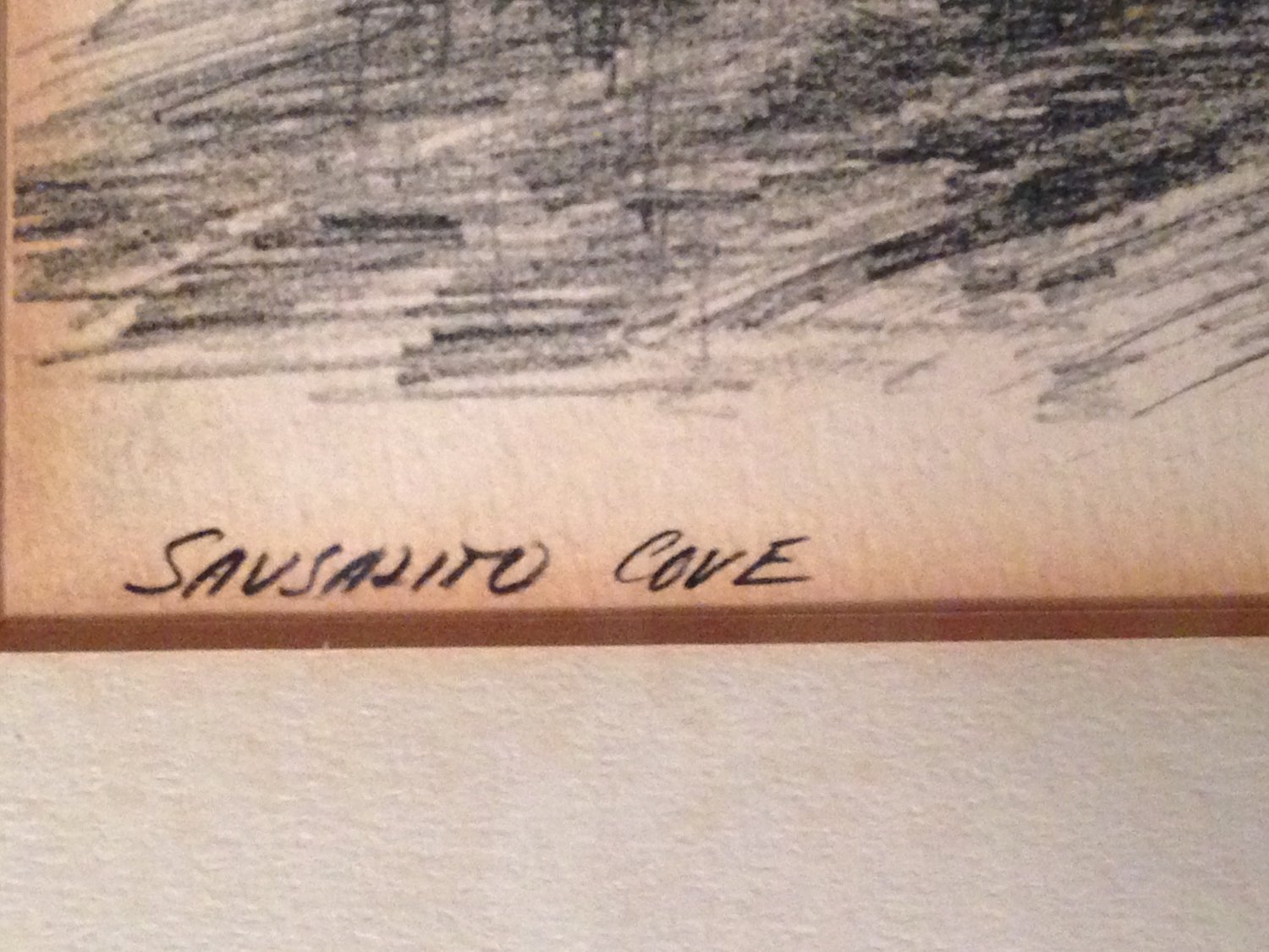 Alec Stern Sausalito Cove Etching