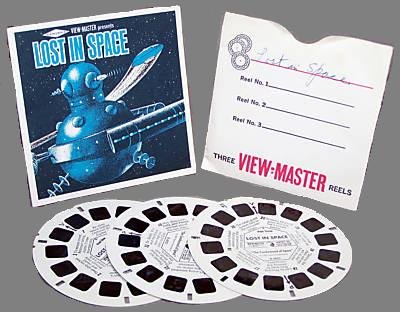 LOST in SPACE viewmaster VIEW MASTER reel 3 vintage SET