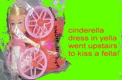 LIDDLE KIDDLES storykin storybook STORYKINS vintage CINDERELLA in BAG ...