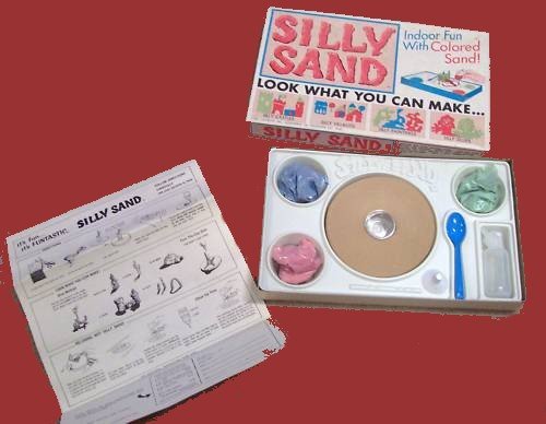FUNTASTIC retro complete? art 60s? game SILLY playset SAND