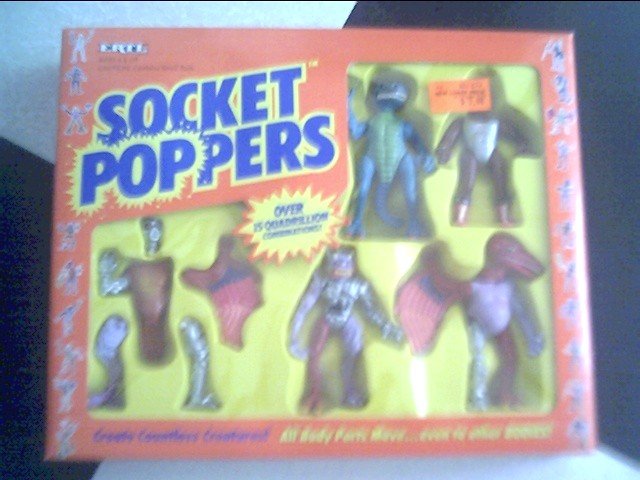SOCKET POPPERS action ERTL vintage IN BOX nos? FIGURES lot 5