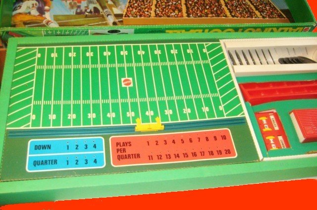 TALKING? vintage mattel? FOOTBALL complete? GAME