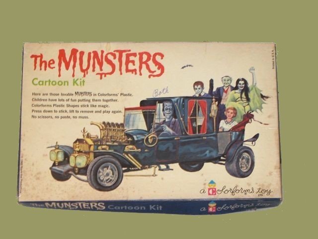 THE MUNSTERS munster color PLAY SET forms COMPLETE paper doll VINTAGE ...