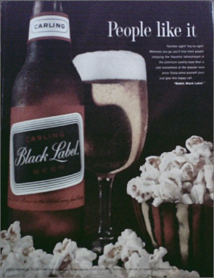 1962 Black Label Beer ad #3