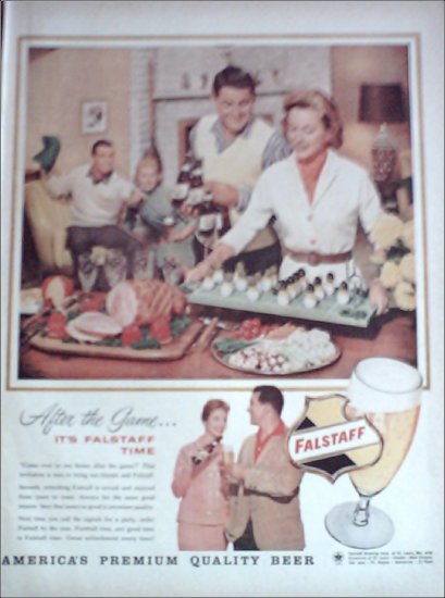 1959 Falstaff Beer ad