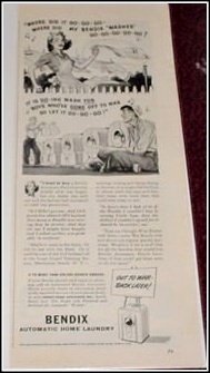 1943 Bendix Washing machine ad