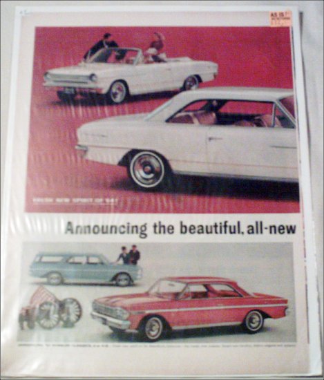 1964 American Motors Rambler American Lineup car ad
