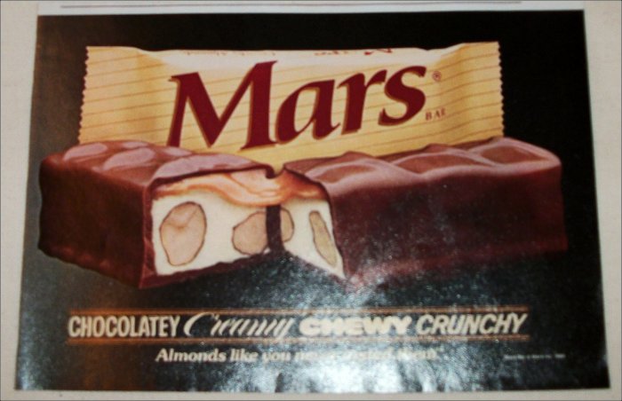 1989 Mars Bar ad