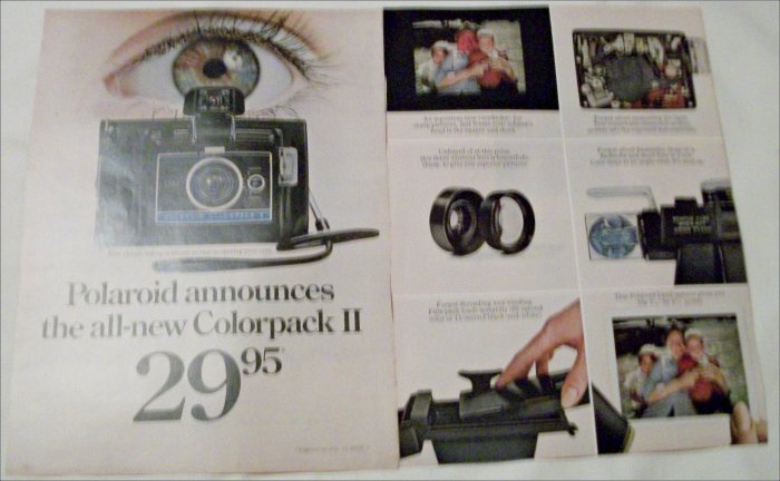 1969 Polaroid Colorpack II Camera ad #5