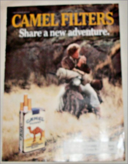 1987 Camel Filters Motorcycle Cigarette ad
