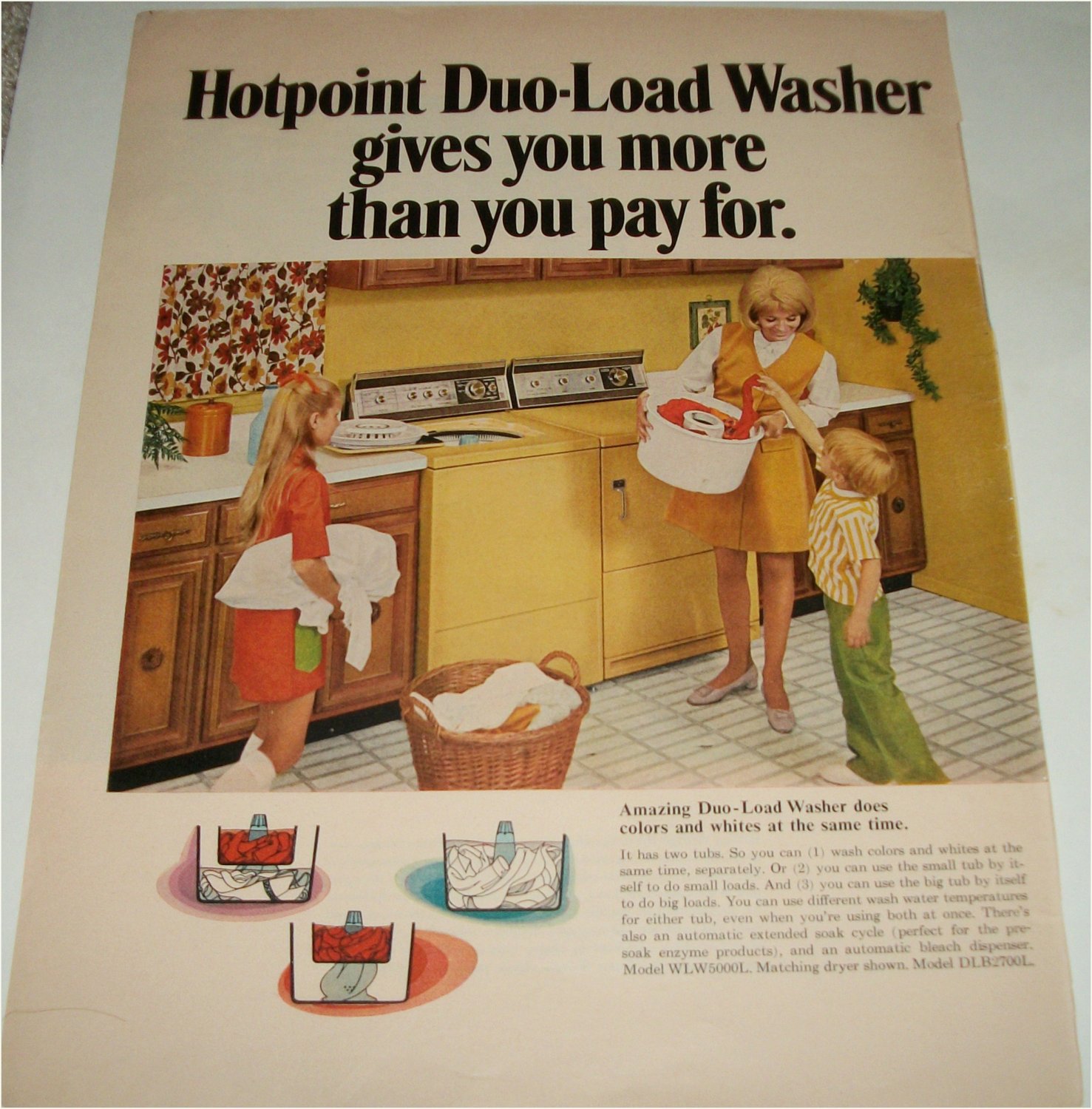 1969 Hotpoint Duo-Load Washer ad