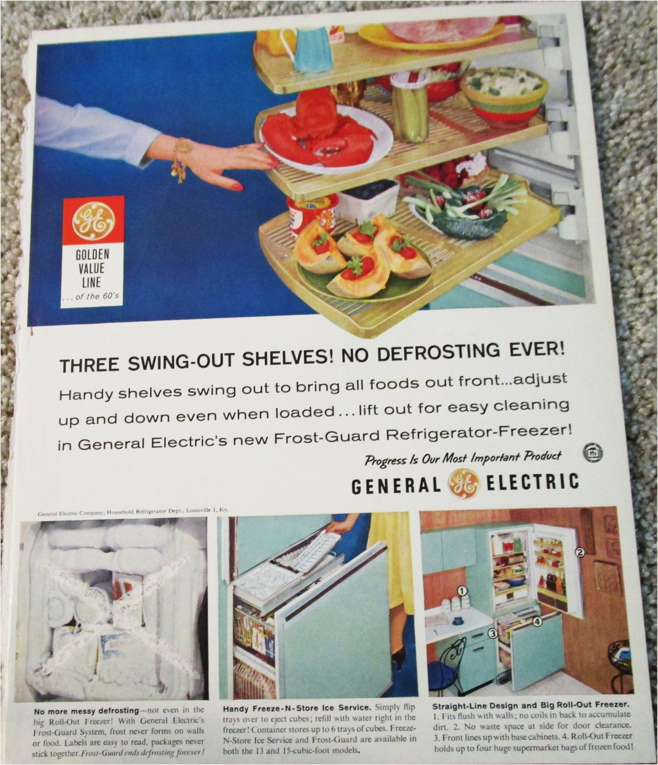 1960 GE Frost-Guard Refrigerator Freezer ad #2