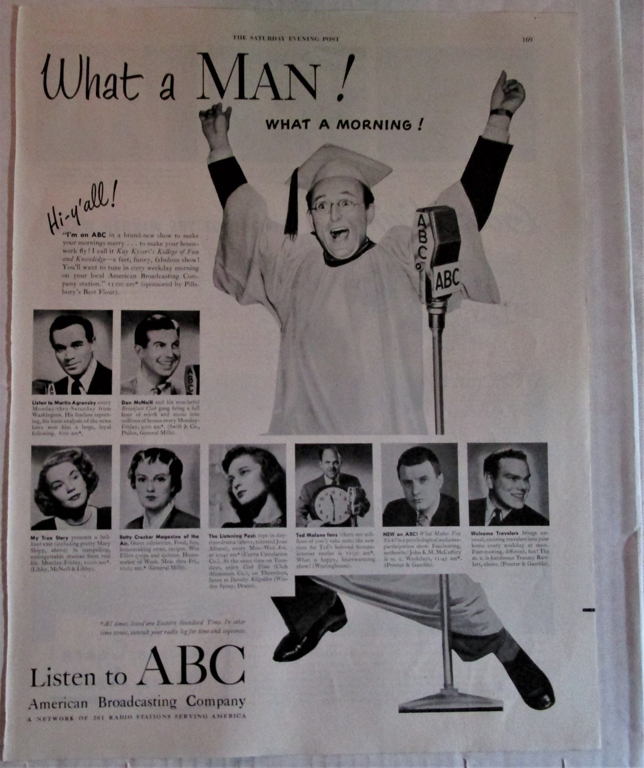 1948 ABC Radio ad featuring Kay Kaiser