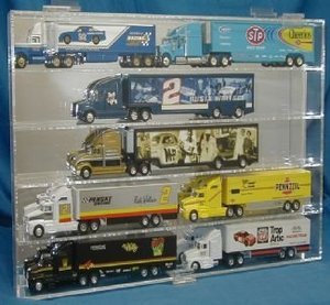 Diecast Truck & Hauler Display Case Holds 10 - USA Made