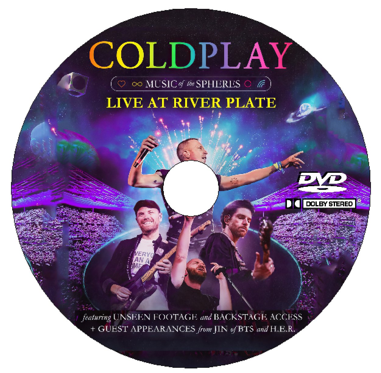 Coldplay - Music of the Spheres (Live) (Version 2) 2023 (1 DVD)