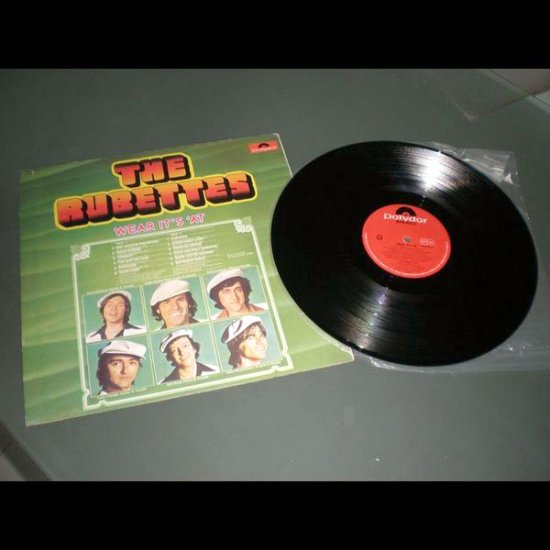 THE RUBETTES : WEAR IT'S 'AT ( Pop Rock Vinyl Record LP )