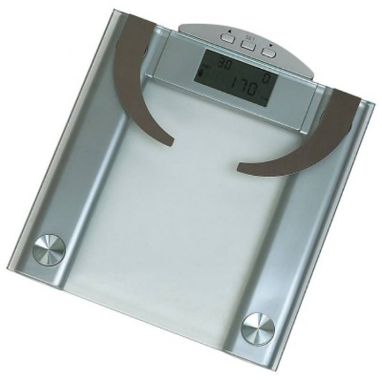 HealthSmart Glass Electronic Body Fat/Weight Scale