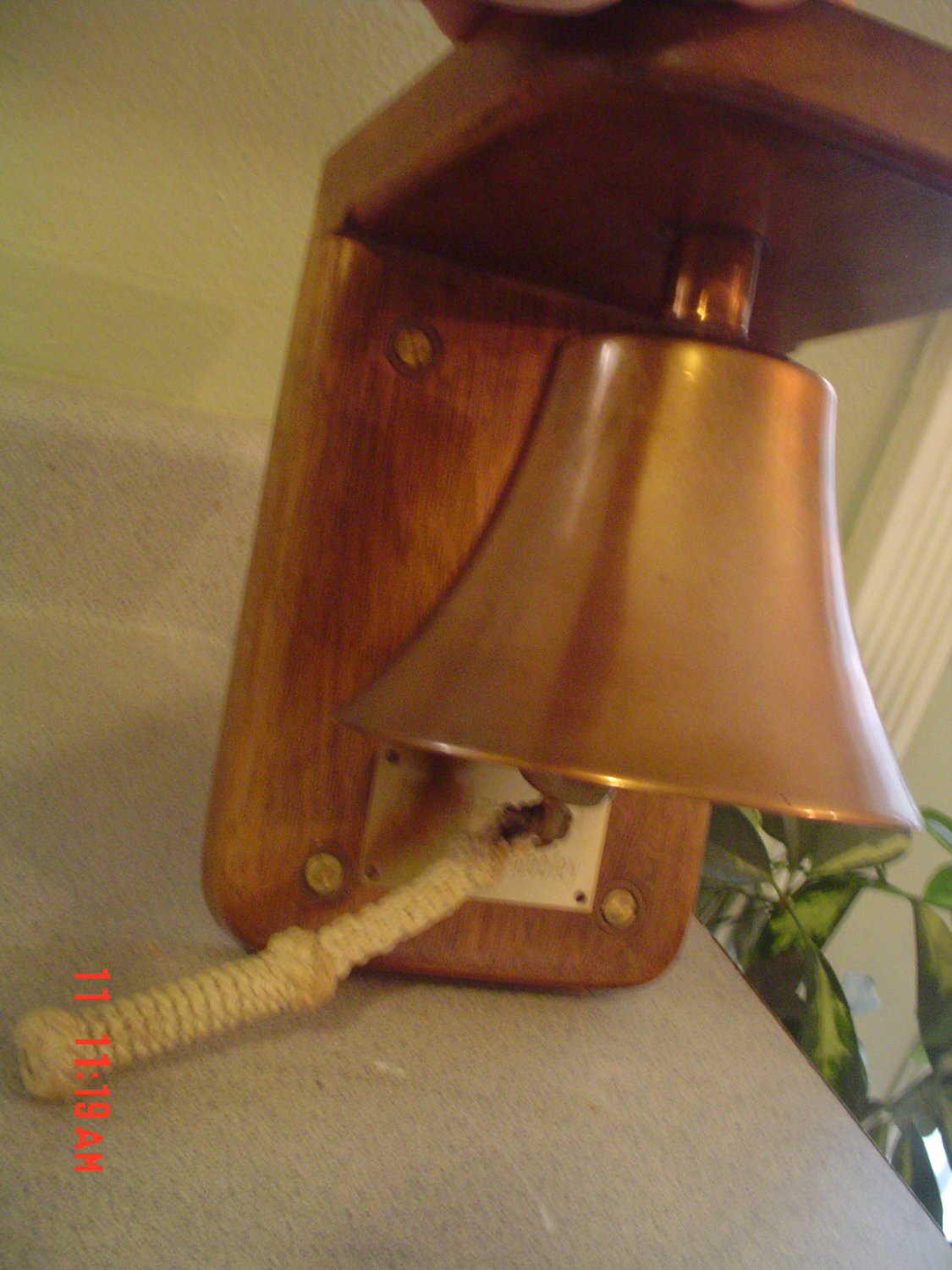 ANTIQUE MARITIME NAUTICAL SEA SAILING BRONZE / brass SHIP BOAT ♫♫ BELL ...
