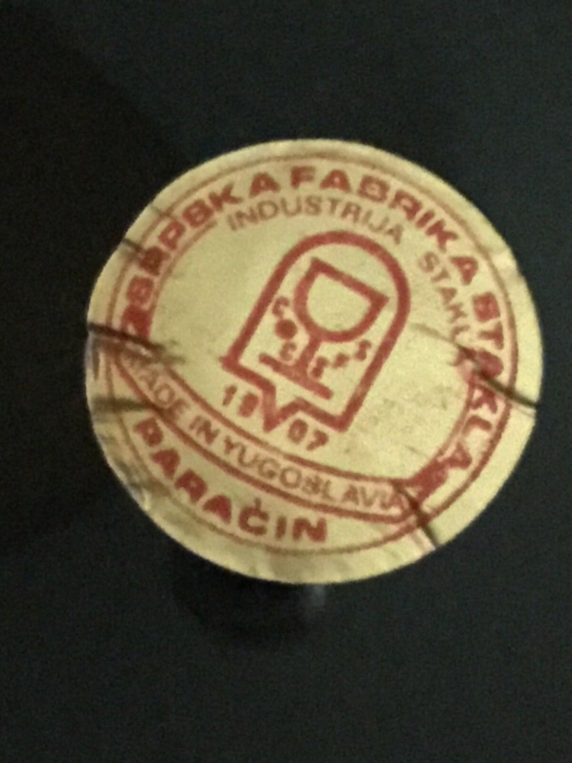 NEW 4 Srpska Fabrika Stakla Paracin Yugoslavia Purple Crystal Wine Glasses