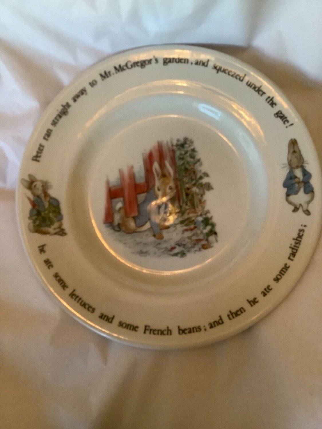 NEW 5-Piece Wedgwood Peter Rabbit China Set: Double-Handled Mug, Bowl ...