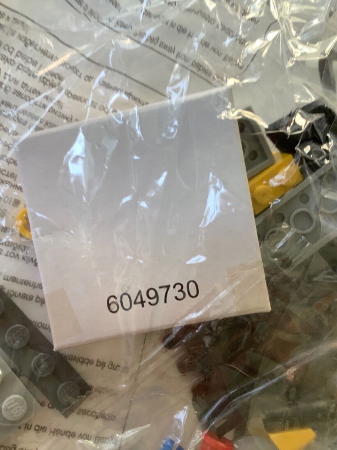 NEW Lego 2011 Factory Sealed 135149 Number 4 Bag w/ Part 6049730