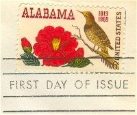 Alabama Statehood 6 cent Stamp FDI SC 1375 First Day Issue