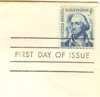 George Washington 5 cent Stamp Prominent Americans Issue FDI SC 1283 ...