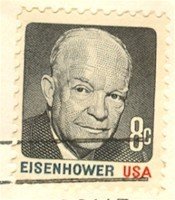 Dwight Eisenhower 8 cent stamp FDI SC 1394 First Day Issue