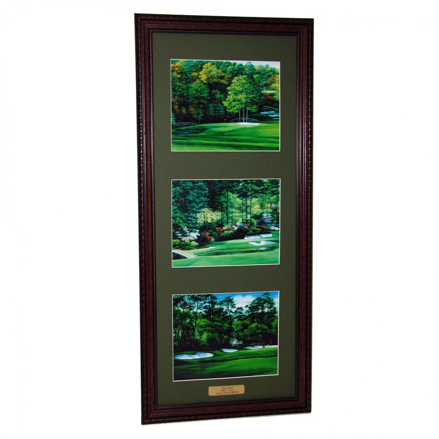 Augusta National Amen Corner Vertical Framed Print 14 x 28