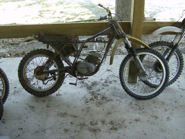 1974 yamaha mx 175 parts bike