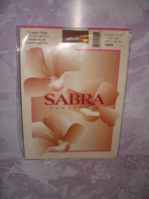 $3.99 New&sealed-1pair Queen size-Sheer Taupe Cotton Crotch Reinforced ...