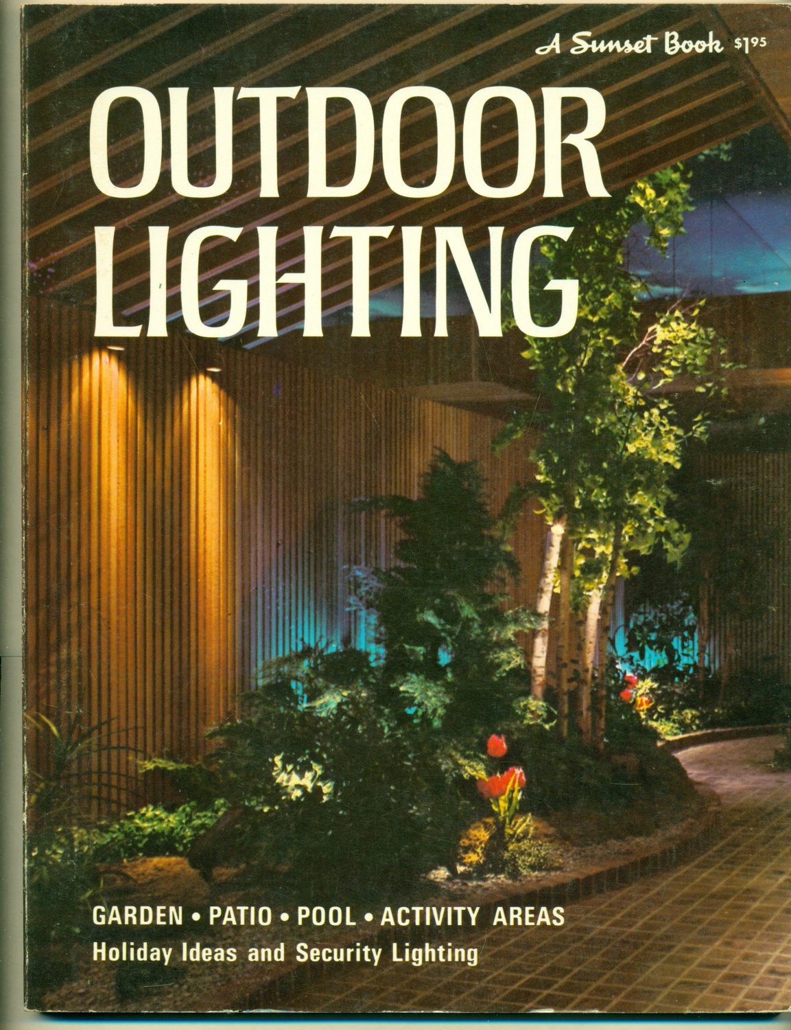 OUTDOOR LIGHTING Book Mid Century Modern Atomic Design 1969