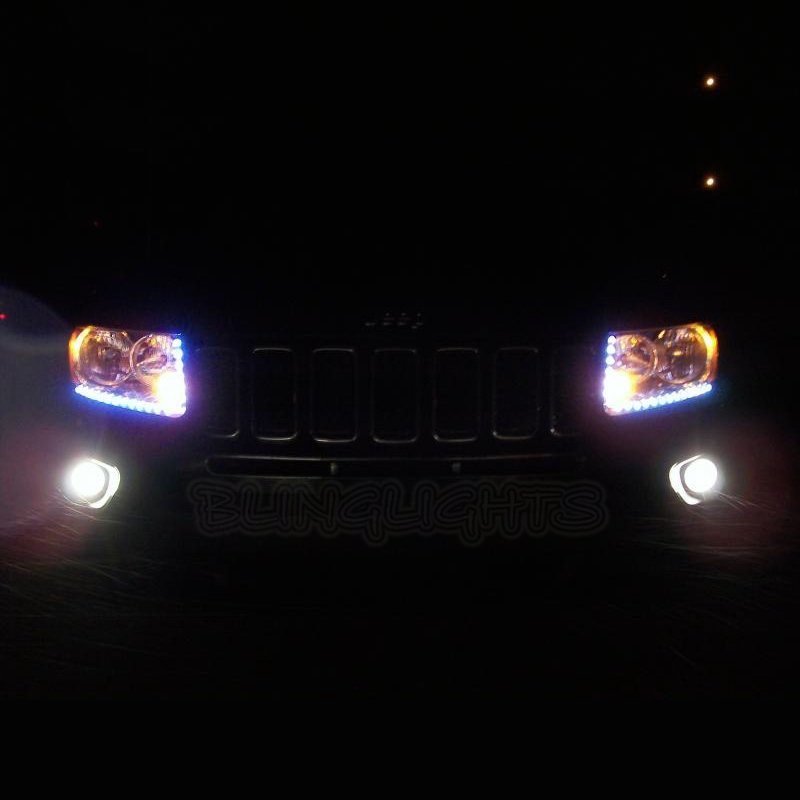 Jeep Compass LED DRL Light Strips for Headlamps Headlights Head Lamps ...