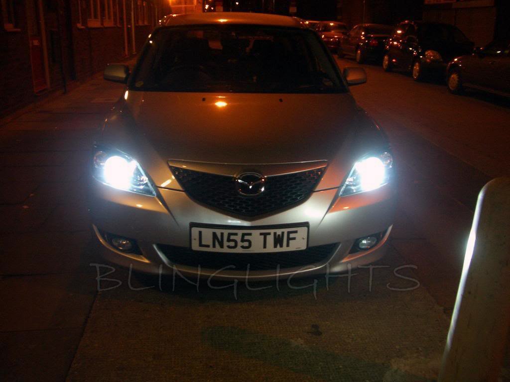 Mazda 3 Mazda3 Bright White Replacement Light Bulbs for Halogen ...