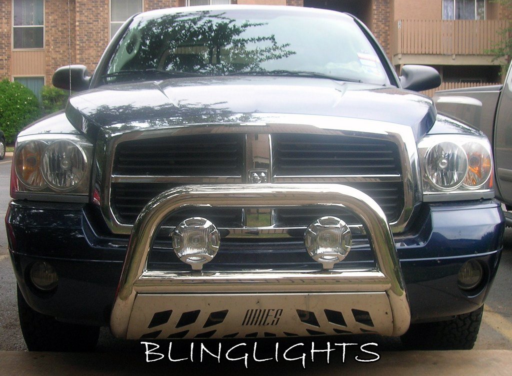 Dodge Dakota Off Road Bumper Lamp Bar Auxiliary Driving Lights Kit
